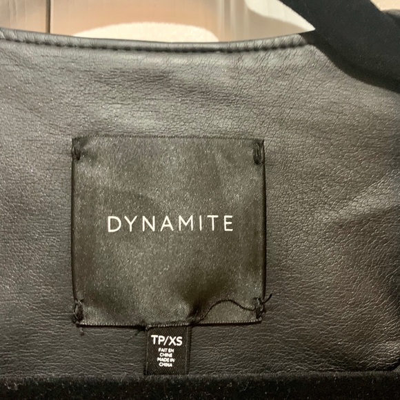 Dynamite | Jackets & Coats | Dynamite Faux Leather Fitted Jacket | Poshmark